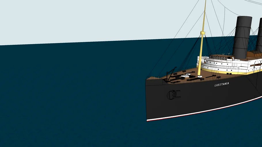 lusitania 3d model