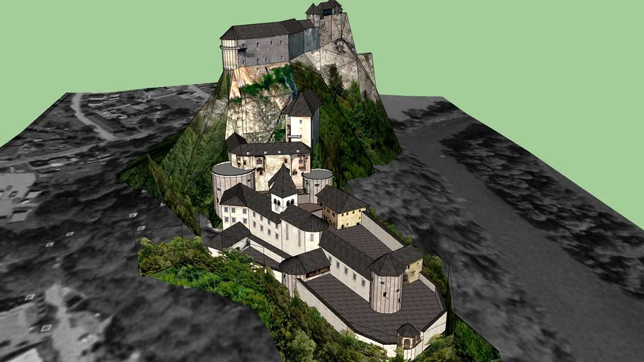 Oravský Hrad - Orava Castle 3d model