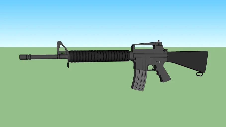 M16A4 3d model