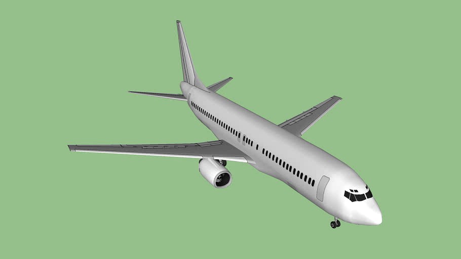 Boeing 737-800 Template {4Mb} 3d model