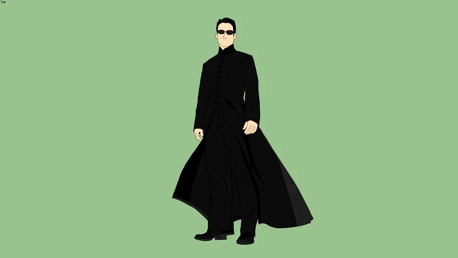 Neo the Matrix Reloaded & Revolutions] (2D) 3d model