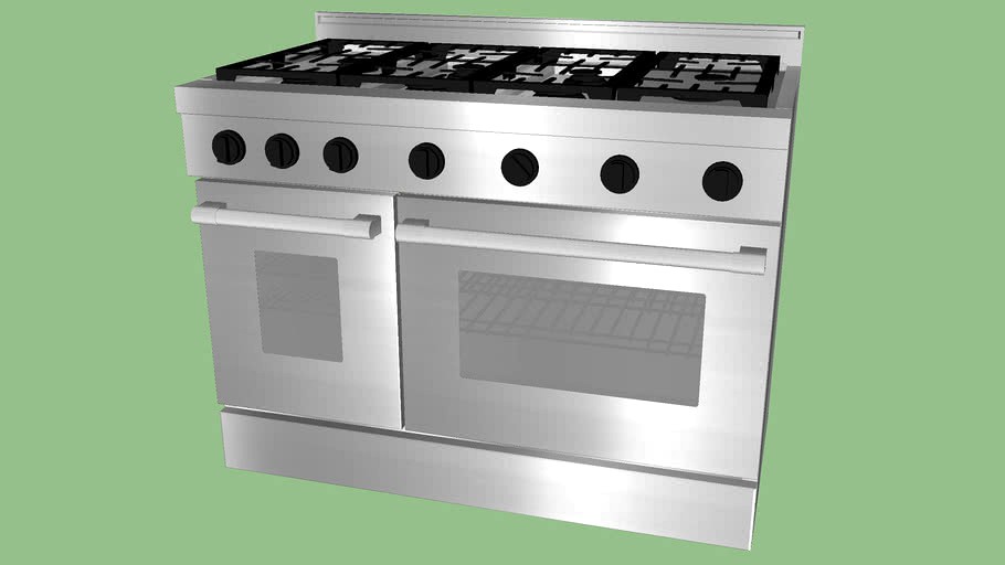 gas range 3d model