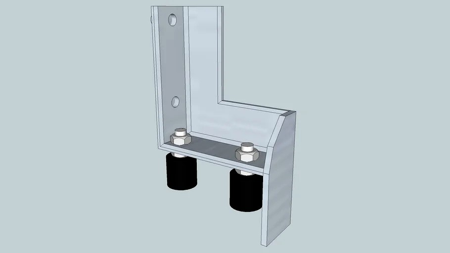 Gate Roller Guide 3d model