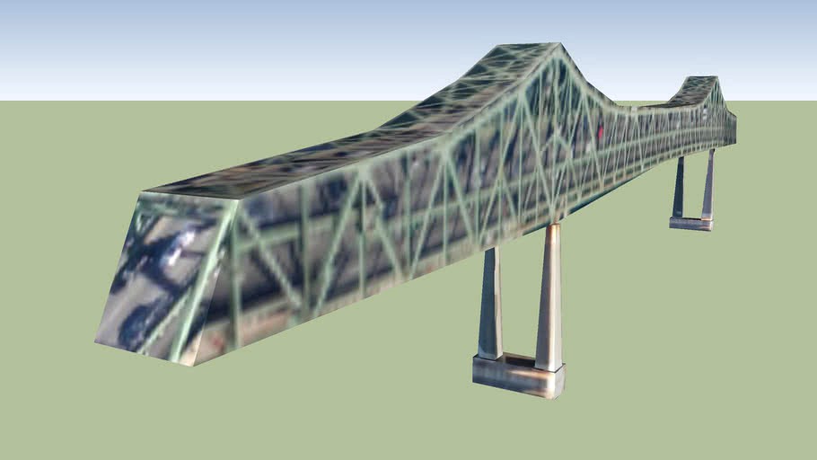 Chelsea - Tobin Bridge 3d model