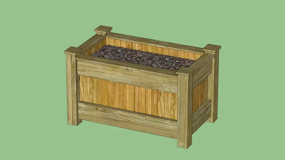 Planter Box 3d model