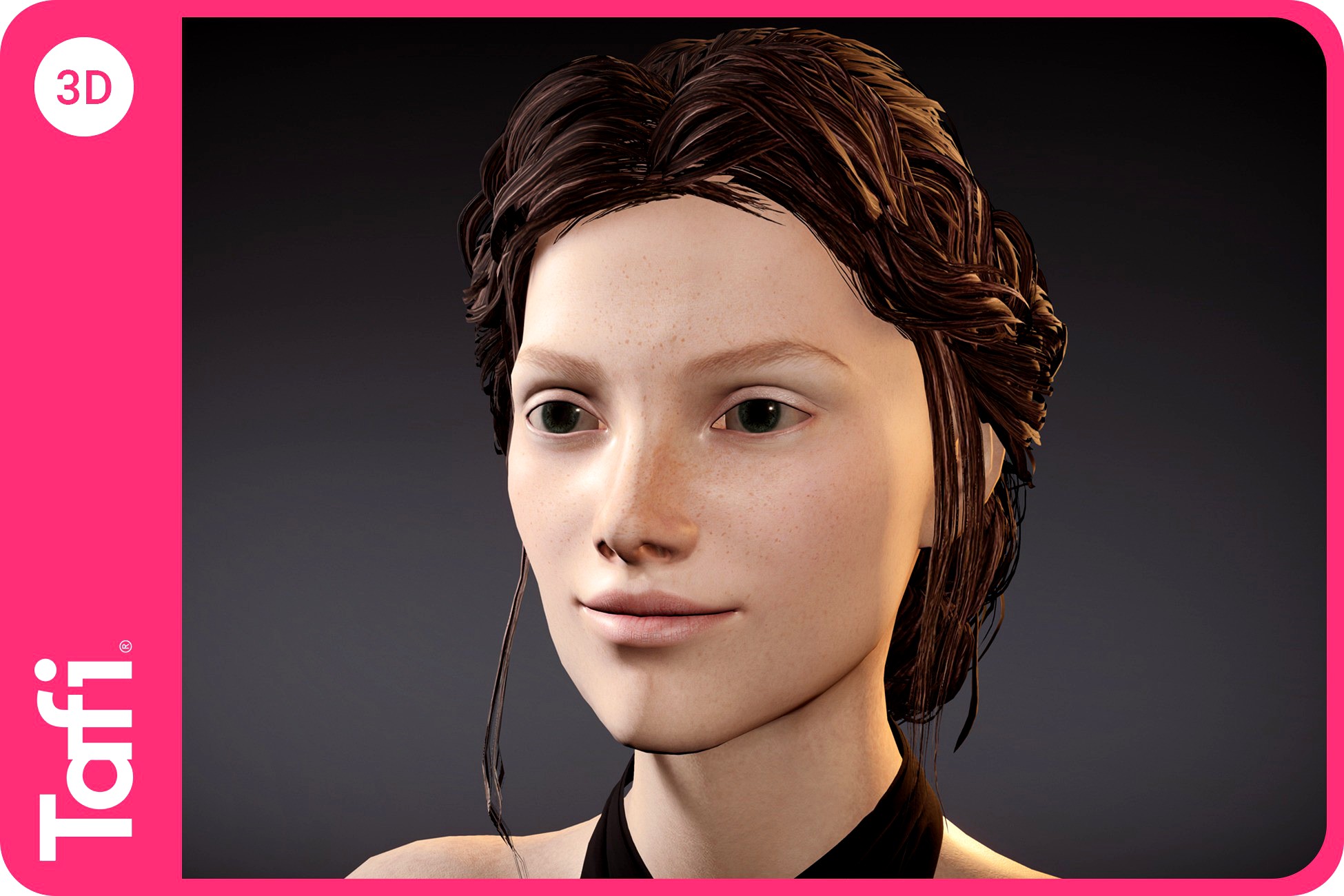 Niah Female from Tafi 3d model