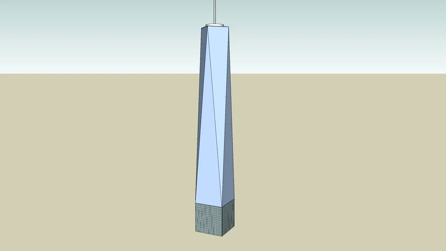 Freedom Tower 3d model