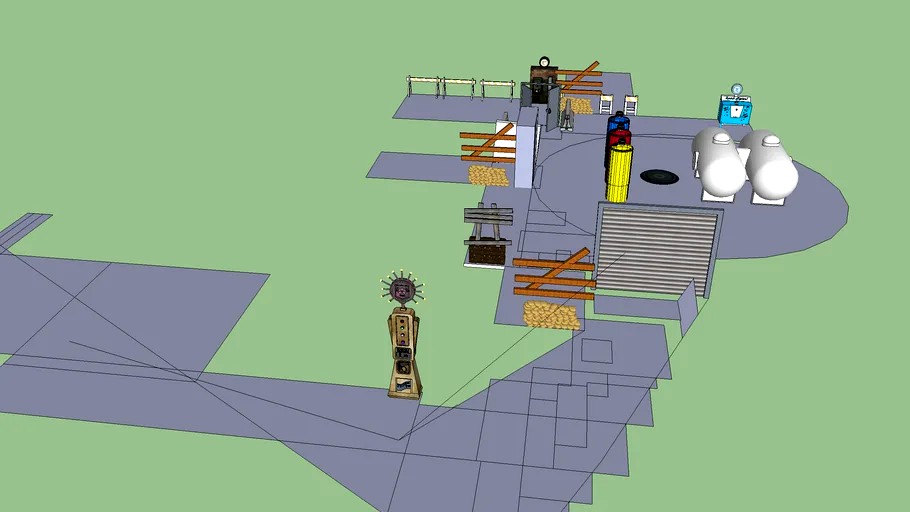 zombie map (not fully complete) 3d model