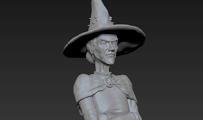 Granny Weatherwax - Discworld - 3D print ready | 3D model