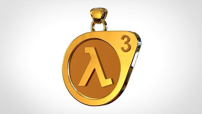 Half-Life 3 Logo Pendant | 3D model