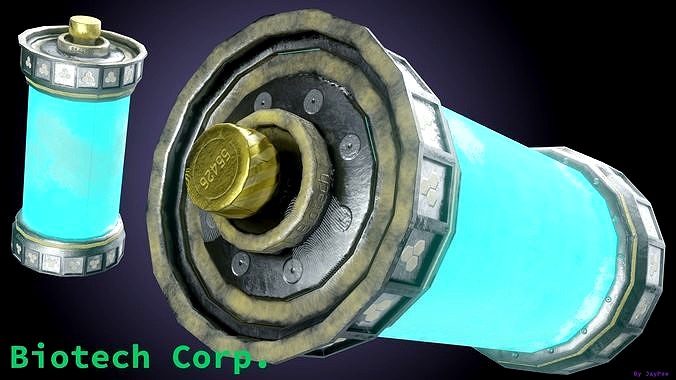 Bacta canister 3d model