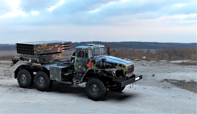 BM-21-Grad 3d model