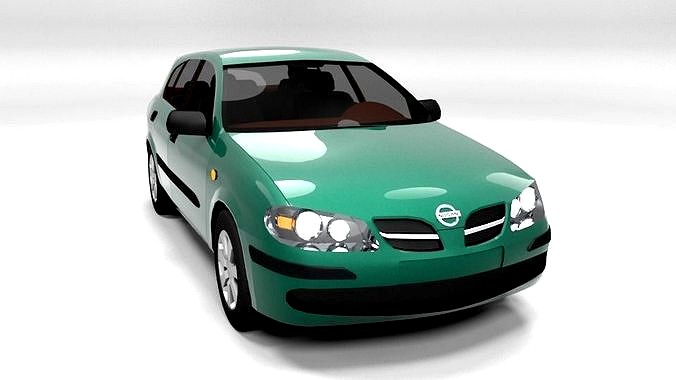 NISSAN ALMERA 5DOOR LOWPOLY 3d model