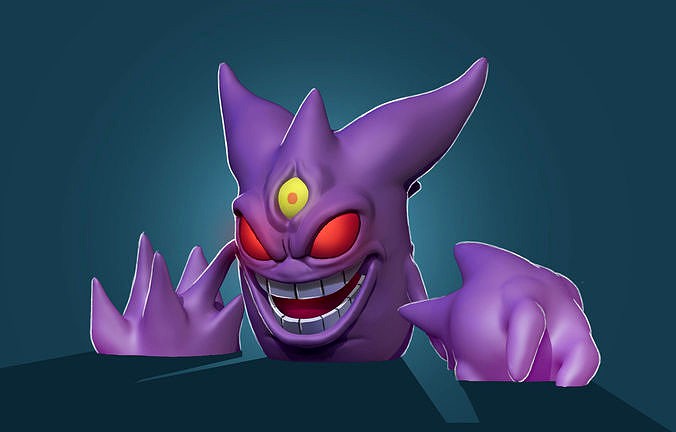 MEGA GENGAR MODEL 3D PRINTING