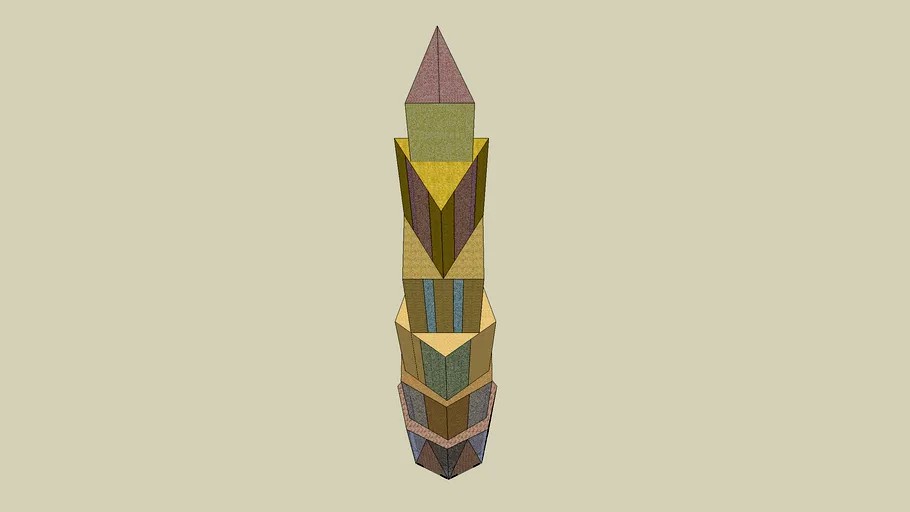 Polygon Tower 3d model