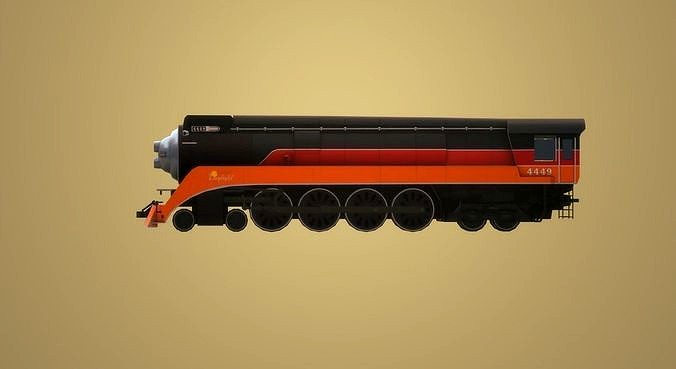 Southern Pacific 4449 Locomotive 3d model