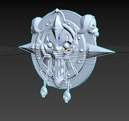 Wow Death knight Class Crest | 3D model