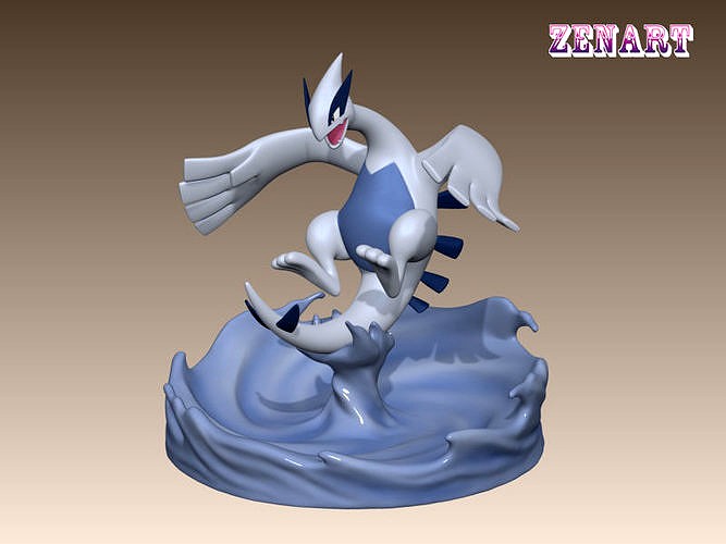 Pokemon Lugia printable 3D model | 3D