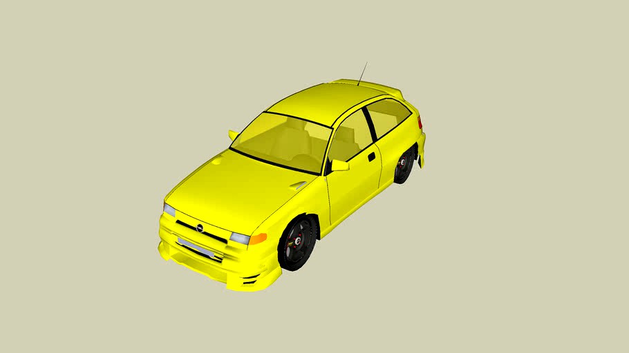 Opel Astra, Mike Briggs, Group N Production Car Series 3d model