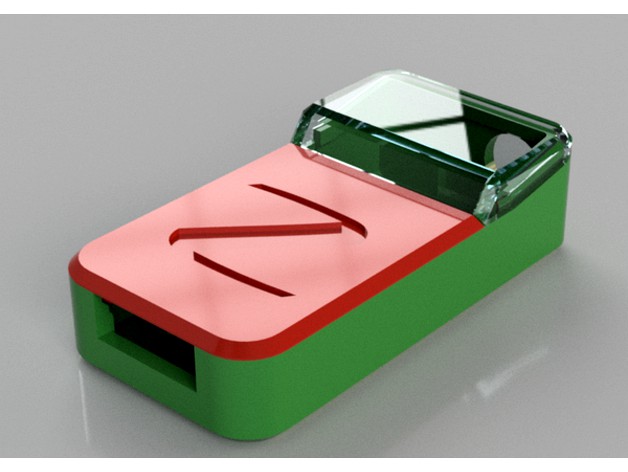 Zigbee Stick V4 Case (Egony E-Byte) with buttons, logo and window by ...