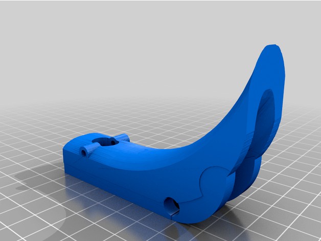 AR-15 Minimalist Stock adjustable by jeffordsra 3d model