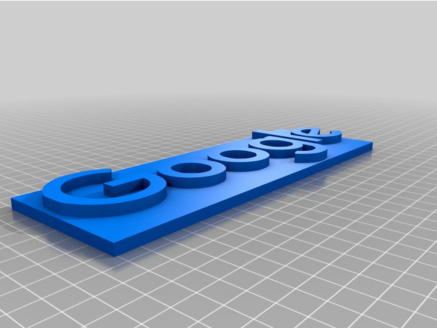google logo by p121212 3d model
