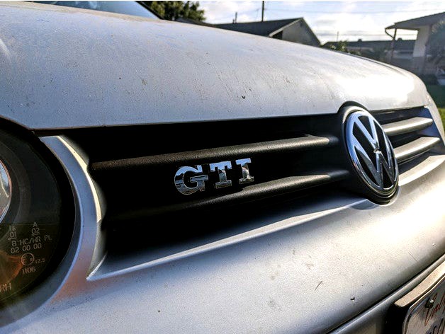 VW MK4 Golf Front Grill Badge Emblem by Misoguchi 3d model