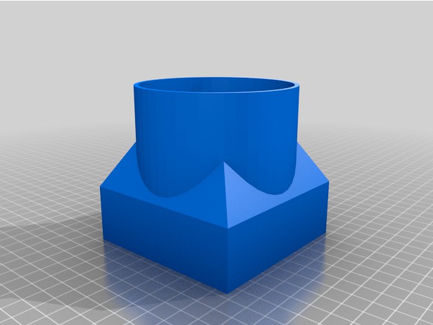 PC Fan to 90mm stormwater pipe adaptor by andywerk 3d model