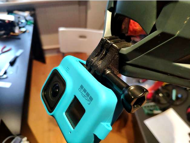 Bell Super DH - Minimalistic GoPro Chinbar Mount by Tomblarom 3d model