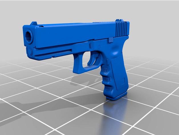 Glock 17 Gen 3 (sculpting prop) by JokerToolWorks 3d model