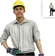 Construction Worker | WMan0308-HD2-O01P01-S Ready-Posed 3D Human Model ...