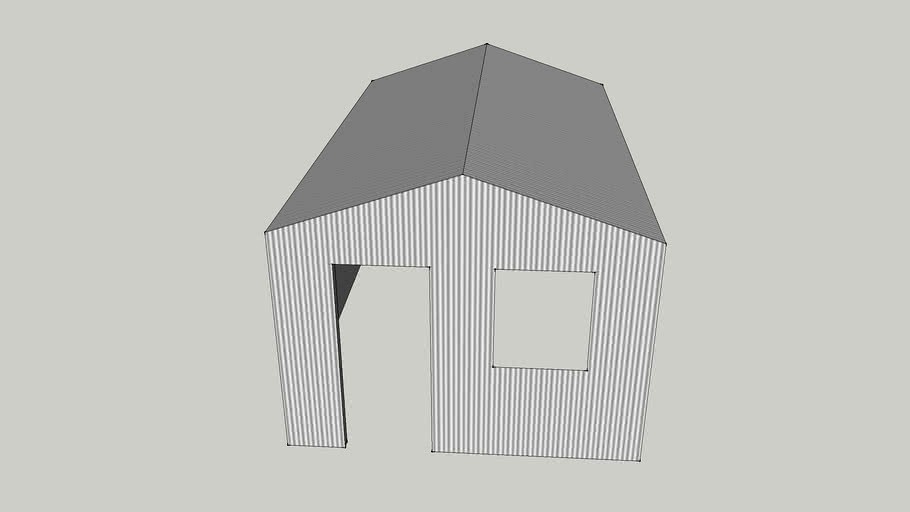 Simple shack 3d model