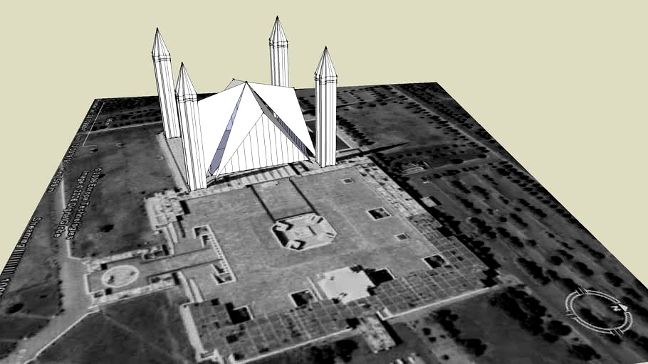 FAISAL MOSQUE 3d model