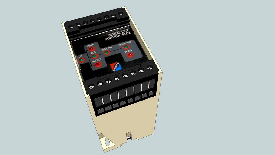 SLC2 - Signal Line Control Relay 3d model