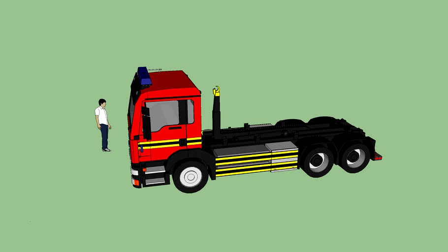 Hooklift Prime Mover 3d model