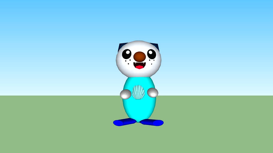 Oshawott 3d model