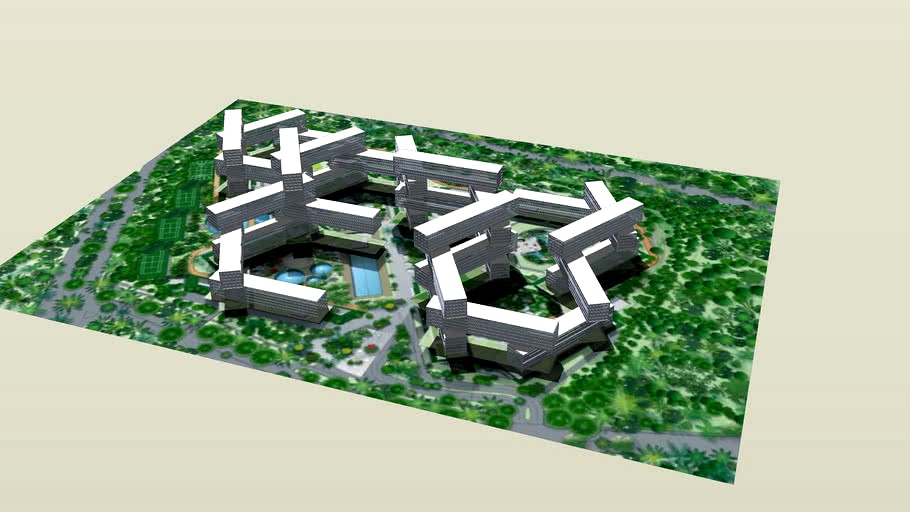 OMA]The Interlace 3d model