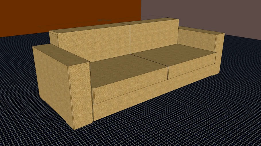 Basic Sofa 3d model