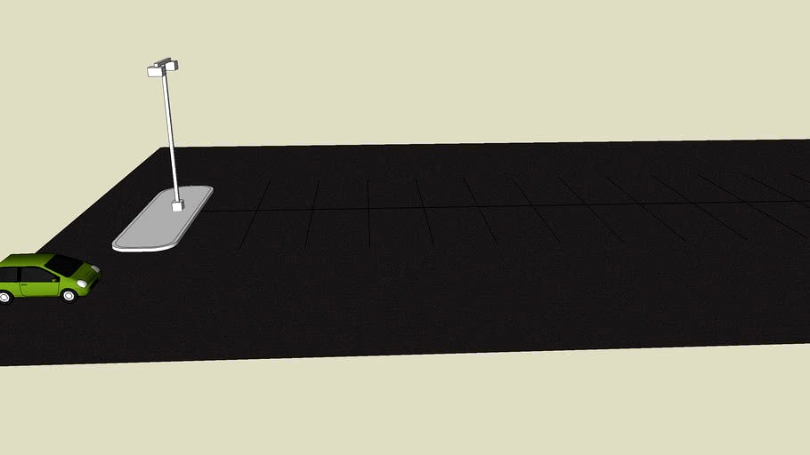 Car Parking Animation 3d model