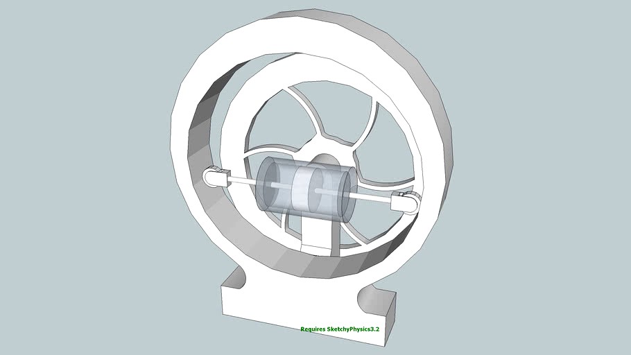 Coomber Rotary Engine 3d model