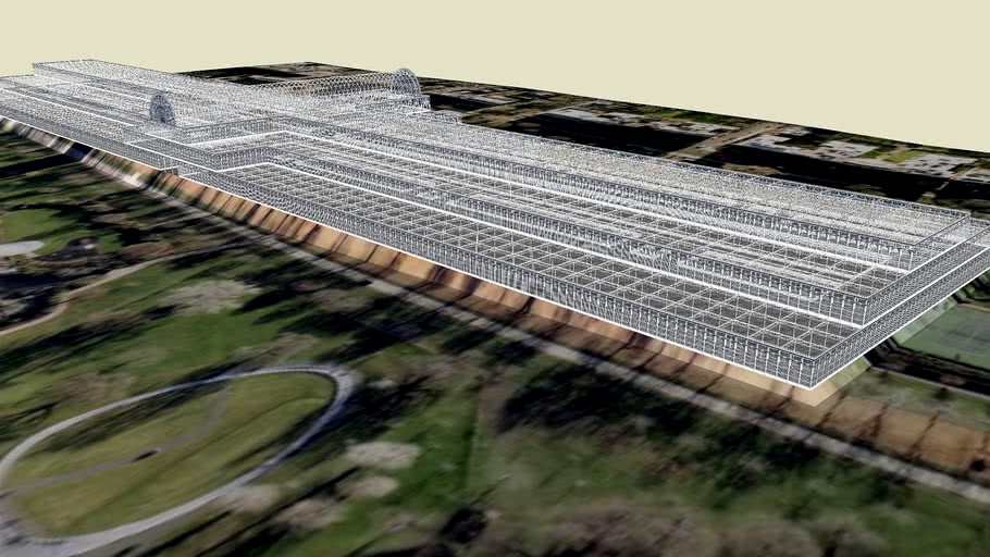 The Crystal Palace 1851 - Sketchup Version 3d model