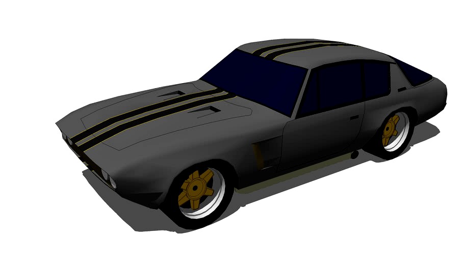 1971 Jensen Interceptor - Fast and Furious 6 3d model
