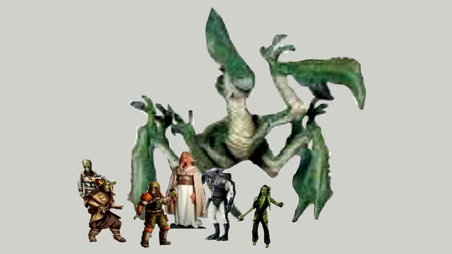 star wars alien collection 3d model