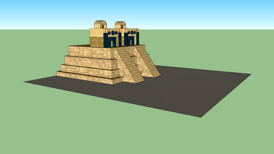 the temple of tenochtitlan 3d model