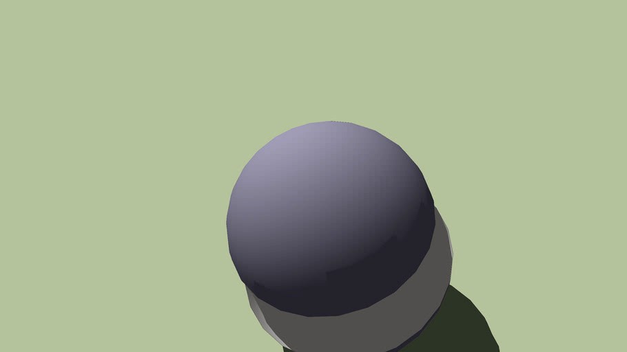 Round (Circle) Faces Style Sculpture 3d model