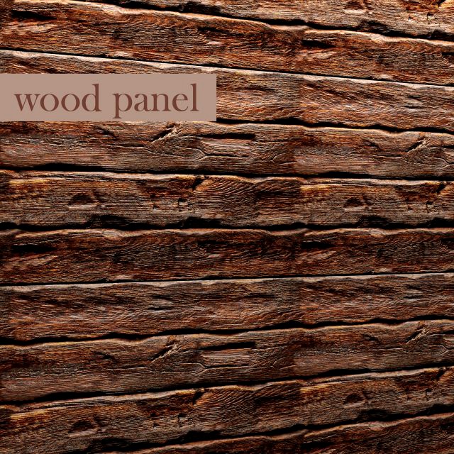 Wood panel 3D 3D Model