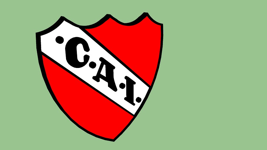 escudo del Club Atlético Independiente 3d model