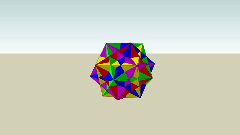 cube 5-compound 3d model