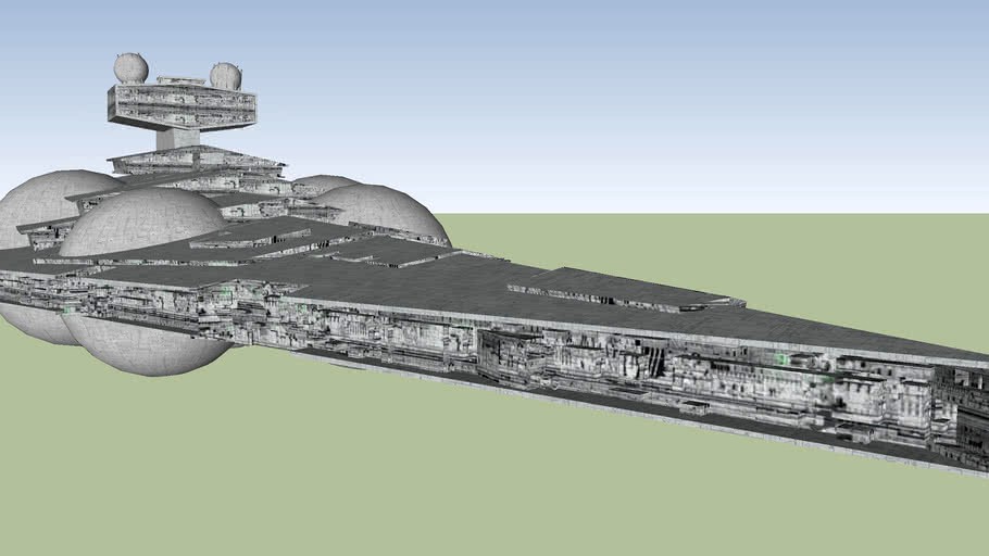 Dominator classe star destroyrer 3d model