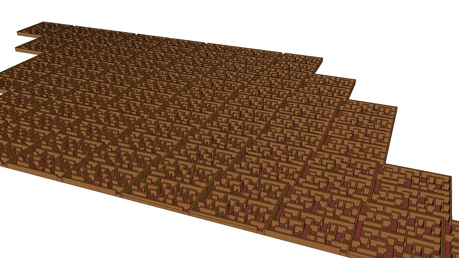 Biggest Hardest Maze Ever 3d model